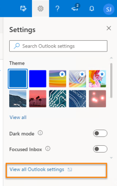Configure Outlook Web to show OnePlaceMail App