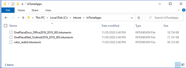 Deploy via Intune