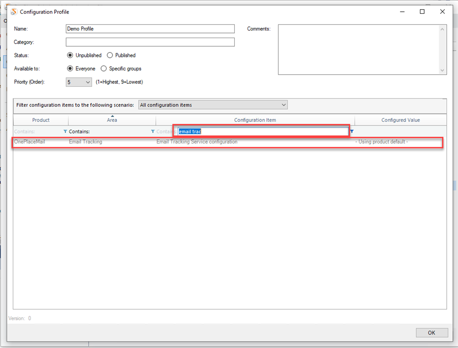 Email Tracking Modern