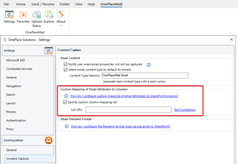 Custom Column Mapping