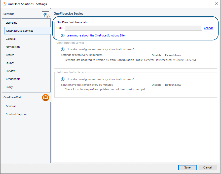 Publish Configuration profile